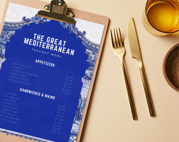 Menus | Design custom menus for free with Canva
