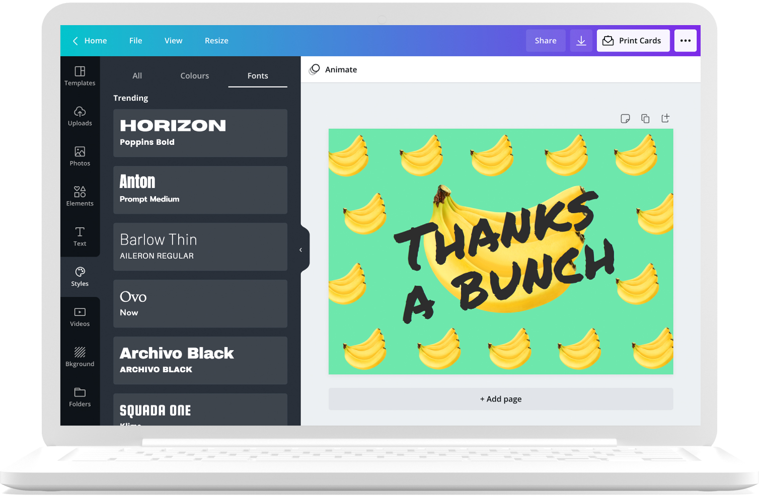 Thank You Cards | Design and order custom prints with Canva