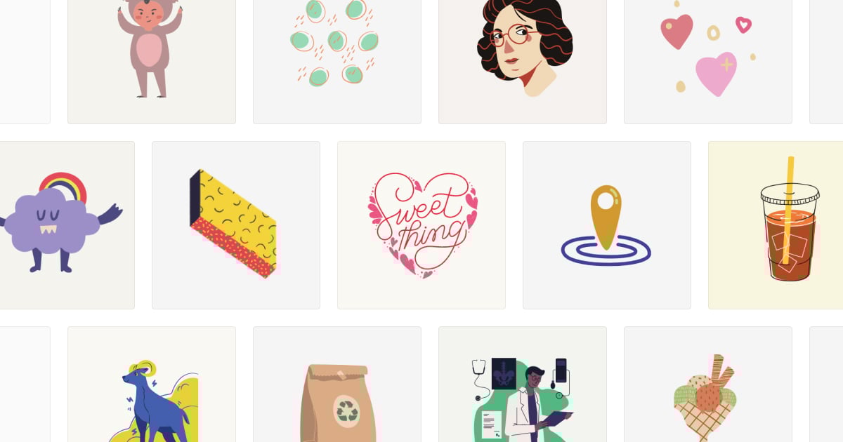 Database icons | Canva